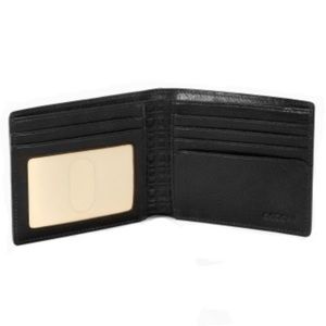 Boconi | Bags | Mens Boconi Bifold Rfid Wallet Black Leather | Poshmark